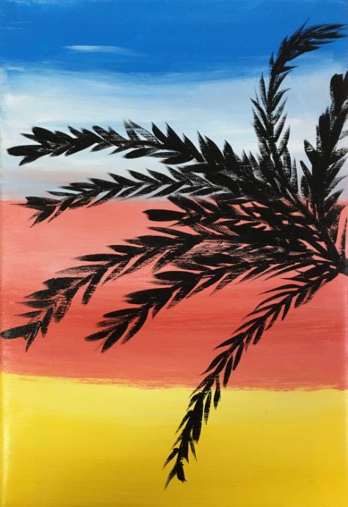Palm tree - Hansi - Paintings & Prints, Flowers, Plants, & Trees, Trees ...