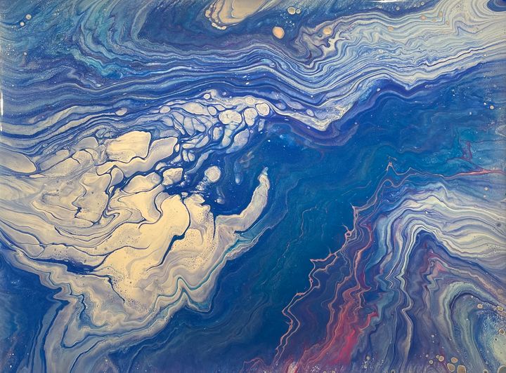 Angelic Arrival - Art from the Heart by Patricia - Paintings & Prints ...