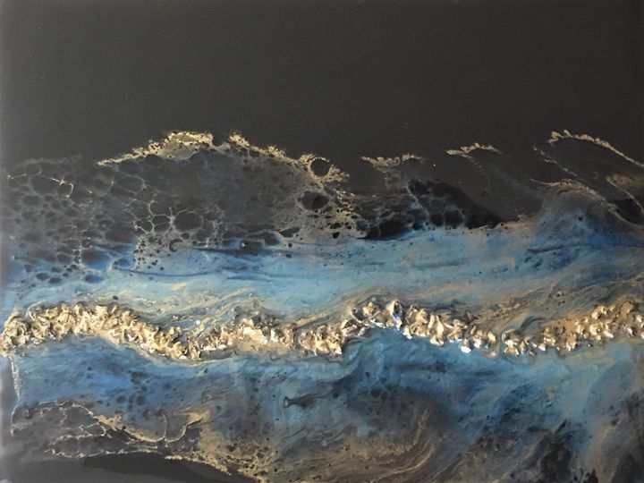 Flow of Gold - Art from the Heart by Patricia - Paintings & Prints ...