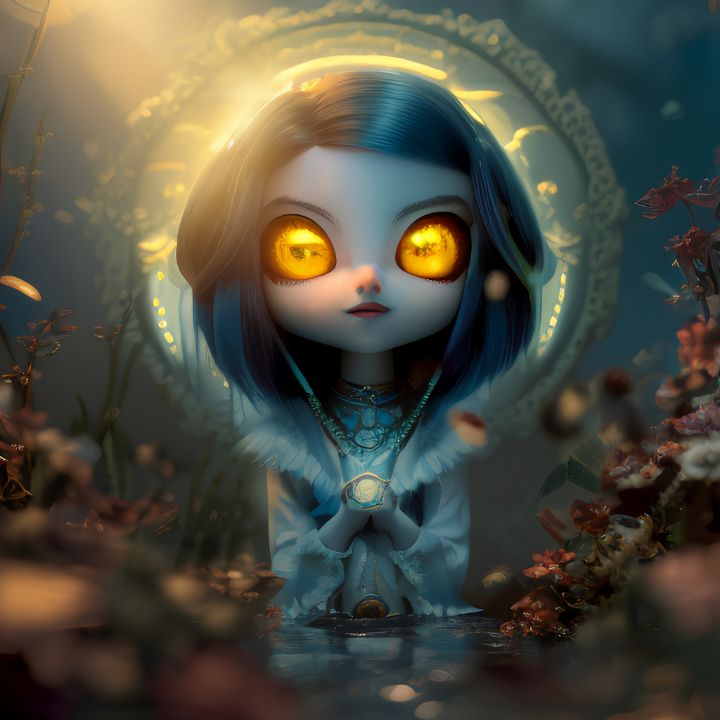 A Vampire Doll Gothic Horror - i7 Binno - Digital Art & AI, Fantasy ...