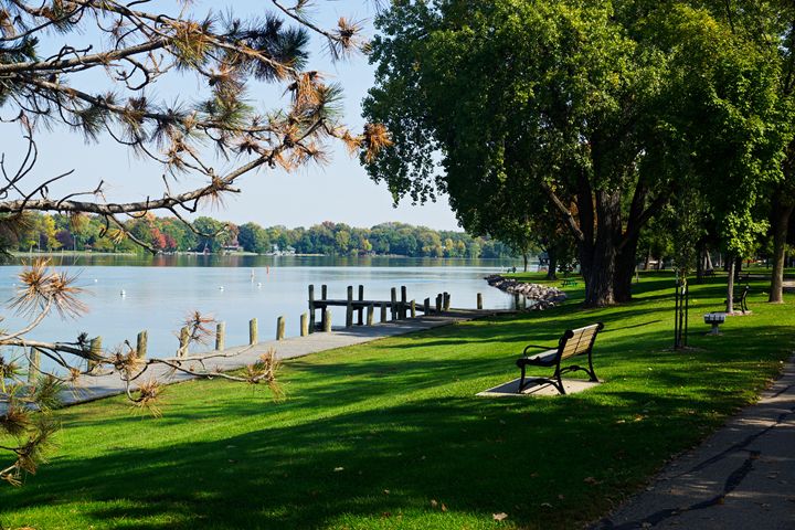 Riverside Park Bench - Bruce Bodden - Photography, Landscapes & Nature ...