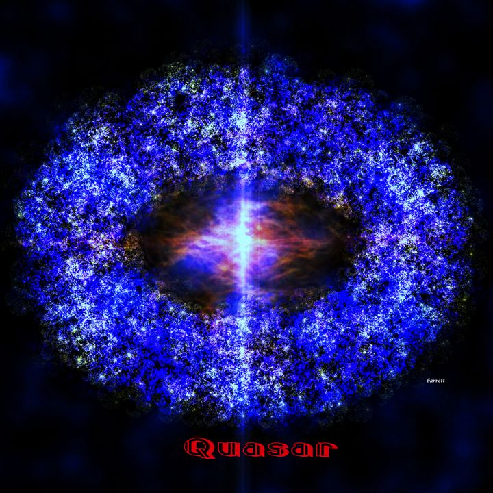 Quasar - The Art of Don Barrett - Digital Art & AI, Astronomy & Space ...