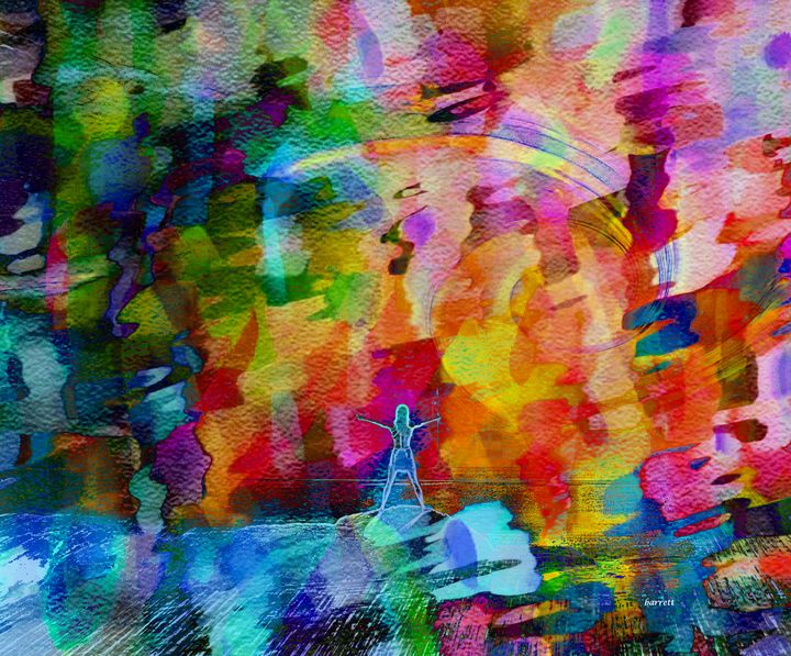 Guardian - The Art of Don Barrett - Digital Art & AI, Abstract ...