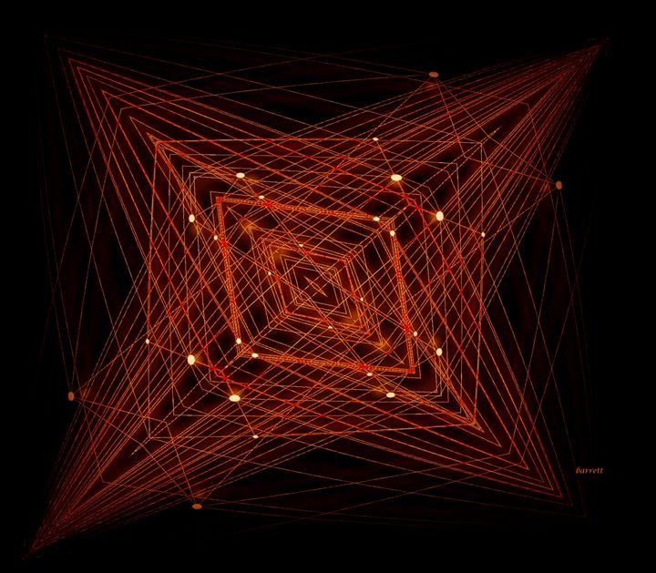 Hyper Tesseract - The Art of Don Barrett - Digital Art & AI, Abstract ...