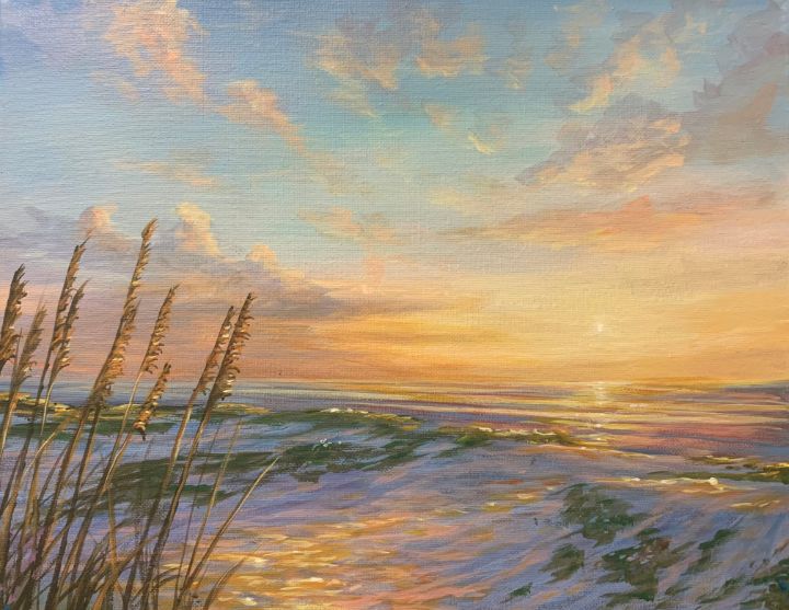A Moment In Time - Sunscapes Art by Joseph Cantin - Paintings & Prints ...