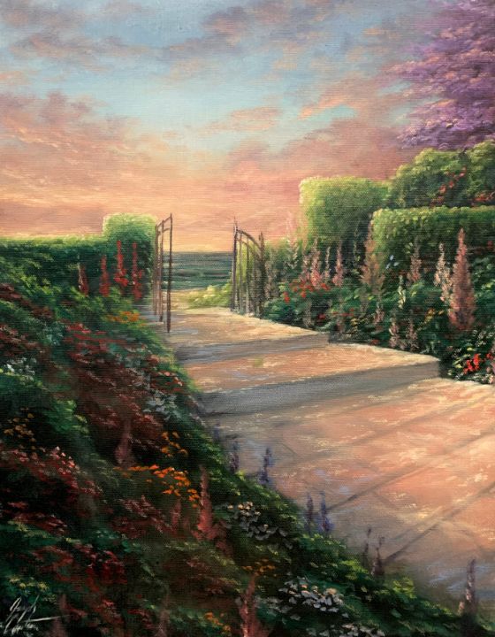 Paradise Awaits - Sunscapes Art by Joseph Cantin - Paintings & Prints ...