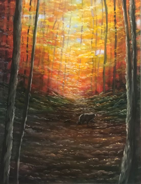 Morning Walk - Sunscapes Art by Joseph Cantin - Paintings & Prints ...