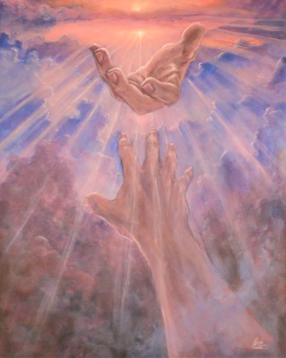 Gods Loving Hand - Sunscapes Art by Joseph Cantin - Paintings & Prints ...