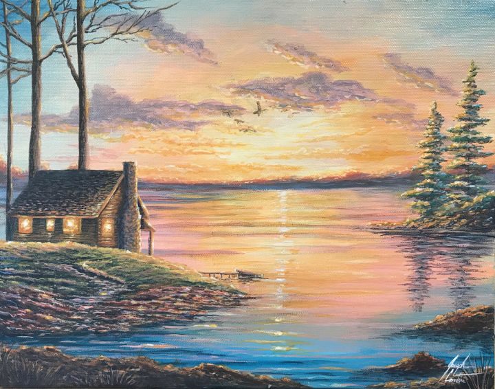Morning Glory - Sunscapes Art by Joseph Cantin - Paintings & Prints ...