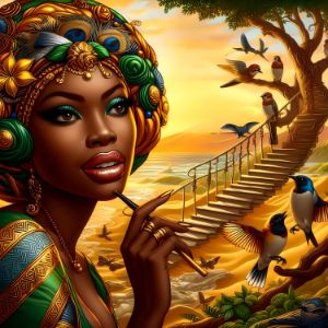 Lady Gold - eyem - Digital Art, Abstract, Other Abstract - ArtPal