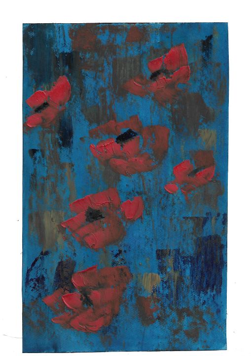 Abstract bloom in Oil - JK Art Gallery - Paintings & Prints, Abstract ...