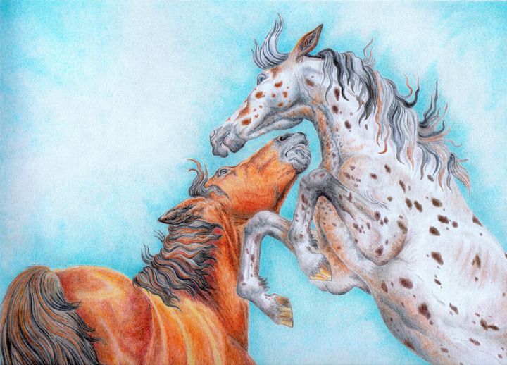 HiJinx - Art By Jodi Bauter - Drawings & Illustration, Animals, Birds ...