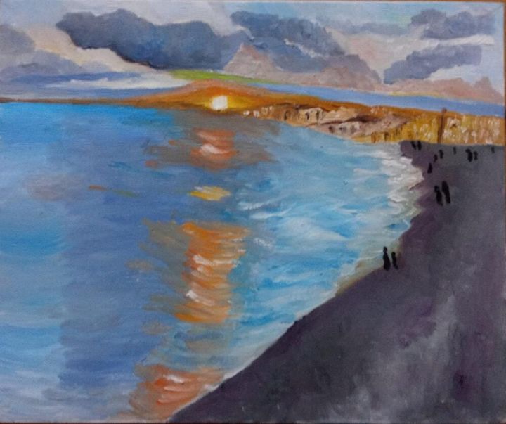 Along the French Riveria - prema_paintings - Paintings & Prints, Places ...