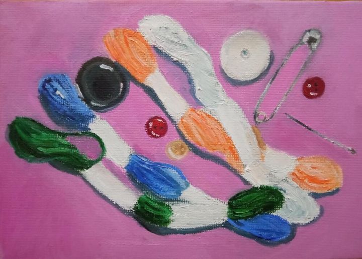 A Stitch In Time - prema_paintings - Paintings & Prints, Still Life ...
