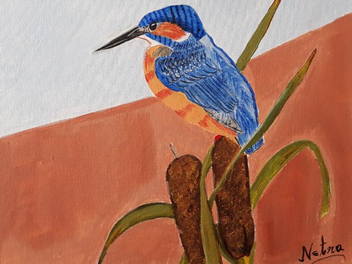 Kingfisher - prema_paintings - Paintings & Prints, Animals, Birds ...