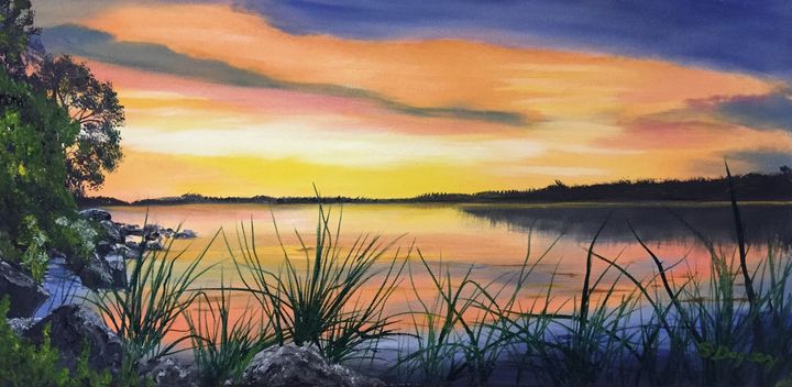 Sunrise April 6 2020 - Sharon Duguay - Paintings & Prints, Landscapes ...