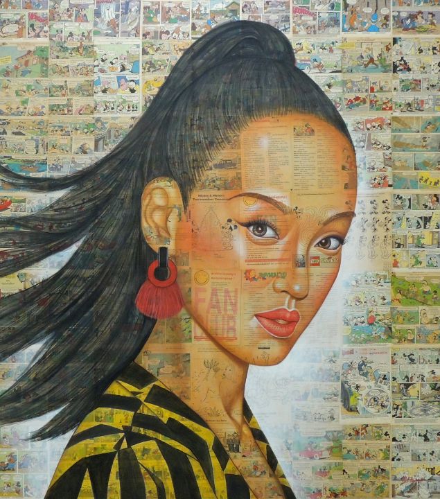 women fashion and beauty - Pee Art Gallery - Paintings & Prints, People ...