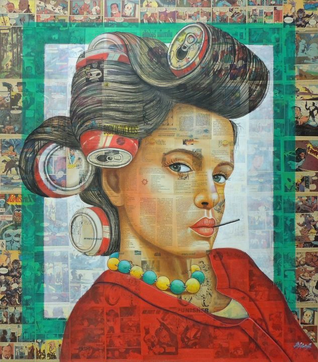 women fashion and beauty - Pee Art Gallery - Paintings & Prints, People ...