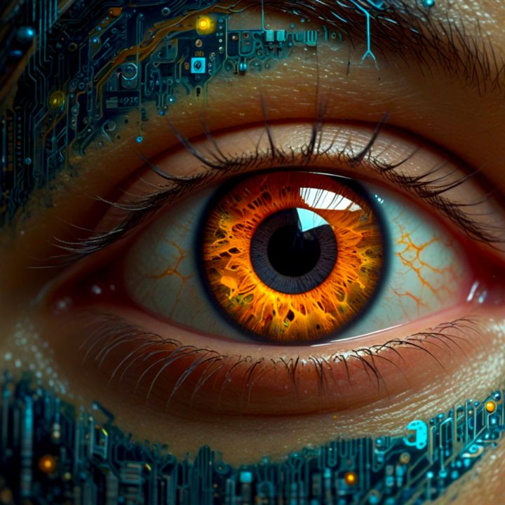 Android Eye - David Curtis - Drawings & Illustration, Fantasy ...