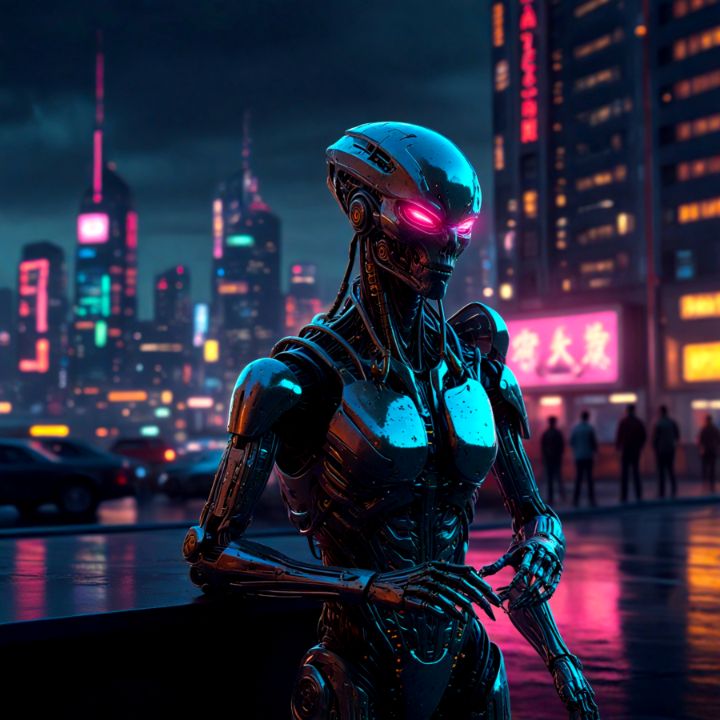 Urban Android - David Curtis - Drawings & Illustration, Fantasy ...