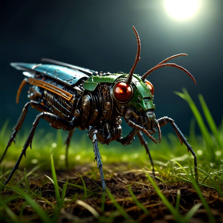 Mechanical Locust - David Curtis - Drawings & Illustration, Fantasy ...