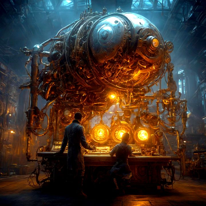 Steampunk Time Machine - David Curtis - Drawings & Illustration ...