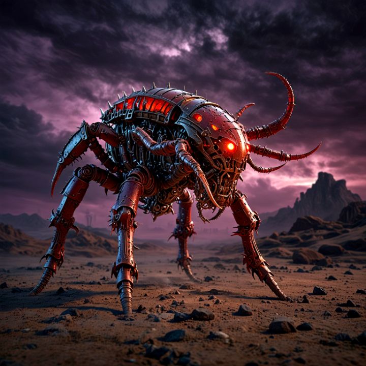 Alien Mech - David Curtis - Drawings & Illustration, Fantasy ...