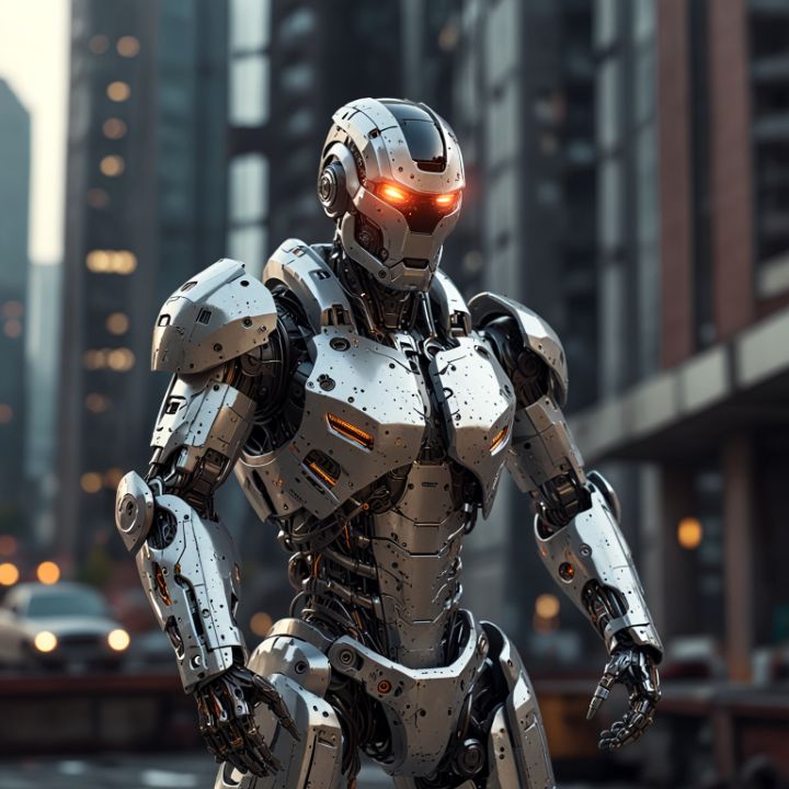 Urban Police Robot - David Curtis - Drawings & Illustration, Fantasy ...