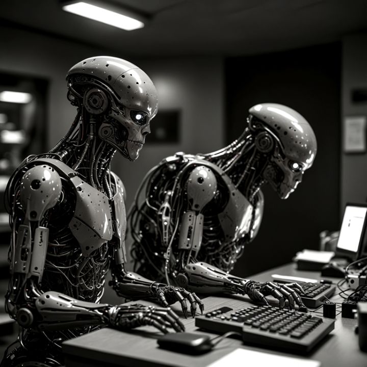 Alien Robots - David Curtis - Drawings & Illustration, Fantasy ...