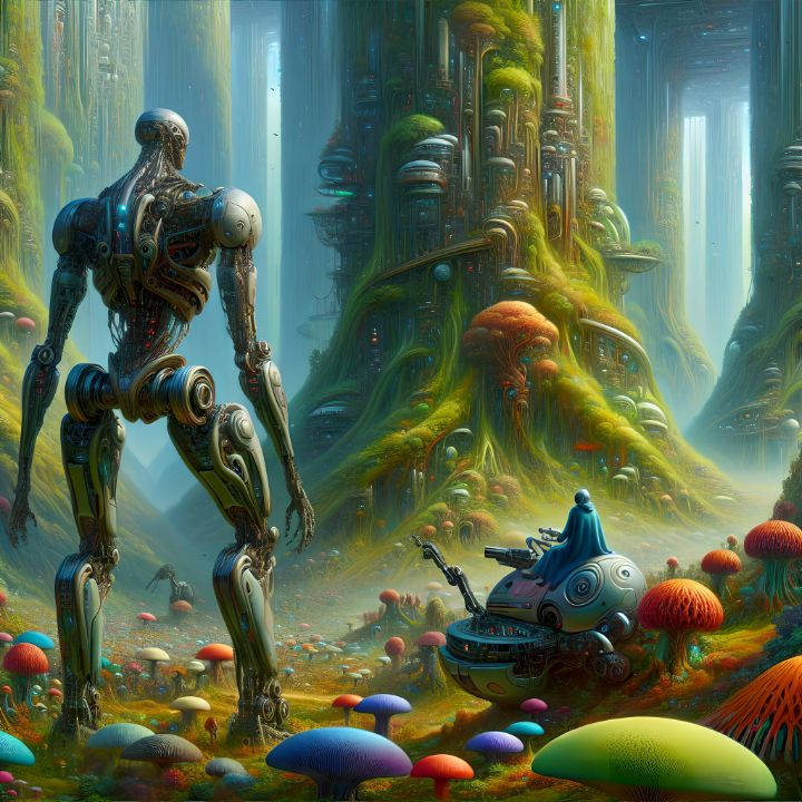 Alien Mechanical Invasion - David Curtis - Digital Art & AI, Fantasy ...
