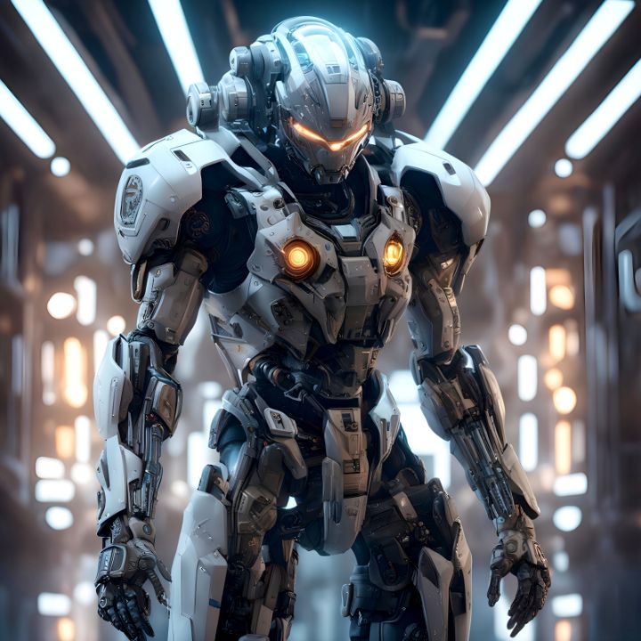 Cyborg Security - David Curtis - Digital Art & AI, Fantasy & Mythology ...