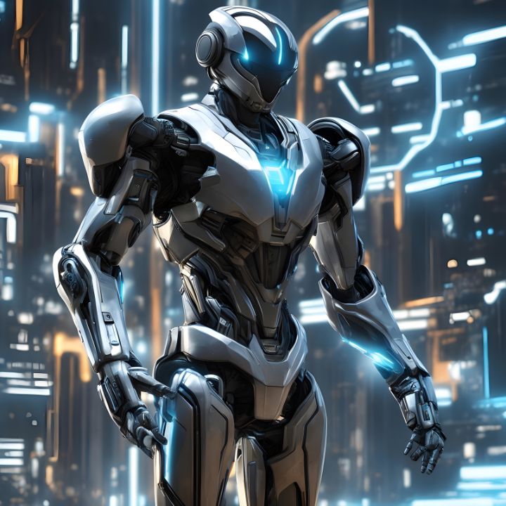 Cyborg Engineer - David Curtis - Digital Art & AI, Fantasy & Mythology ...