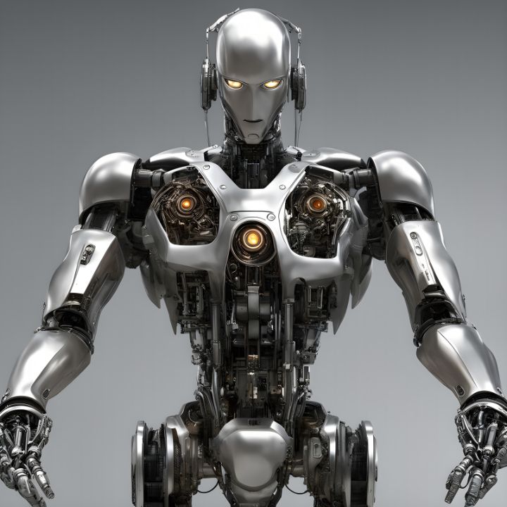 Cyborg Guard - David Curtis - Digital Art & AI, Fantasy & Mythology ...