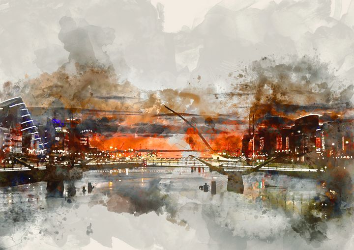 Dublin - Sam Raven - Paintings & Prints, Buildings & Architecture, City ...