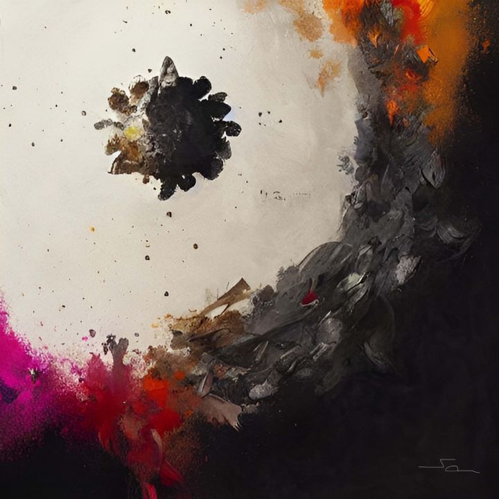 Yin Yang 14 - Sam Raven - Paintings & Prints, Abstract, Color - ArtPal