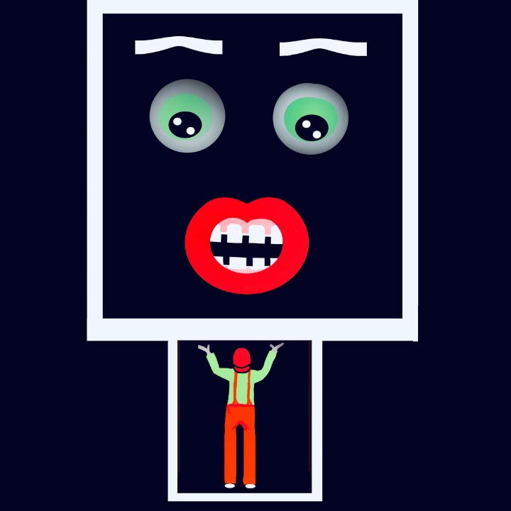 Feeling boxed in - Elaine Hayward - Digital Art & AI, Humor & Satire ...