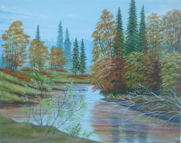 Early Fall - Natalie's Art - Paintings & Prints, Landscapes & Nature ...