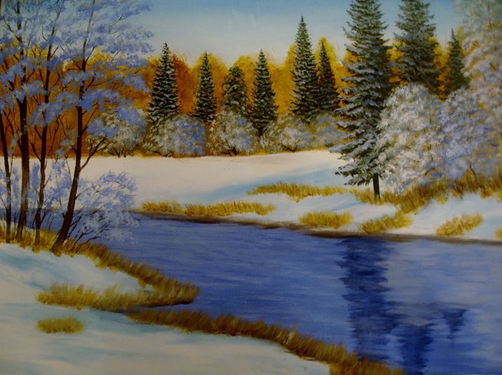 Early Spring - Natalie's Art - Paintings & Prints, Landscapes & Nature ...