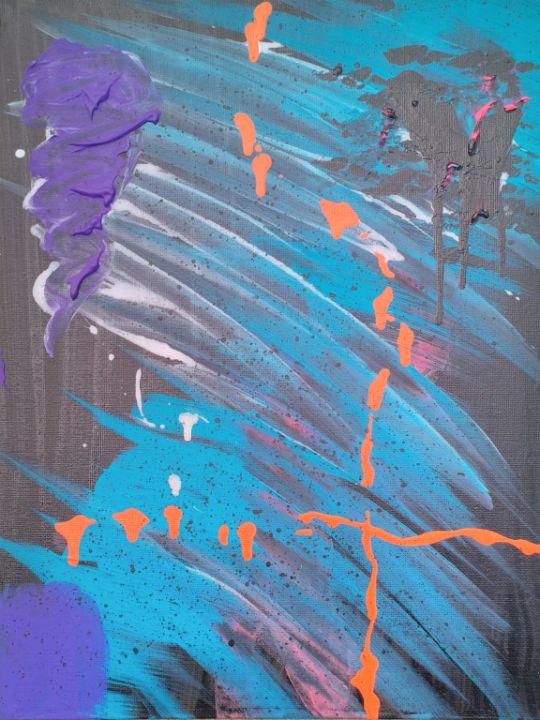 Separation Axiety - Mr. Lump - Paintings & Prints, Abstract, Irregular ...