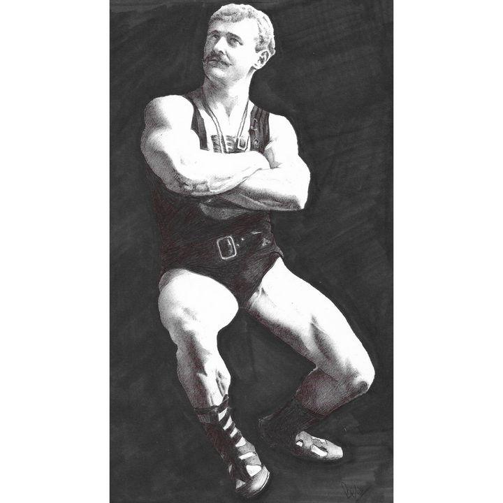 Eugen Sandow - Madcow Art - Drawings & Illustration, People & Figures ...