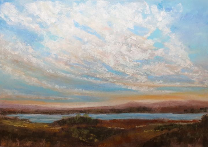 Chiemsee Lake - Pastel Easel - Paintings & Prints, Landscapes & Nature ...
