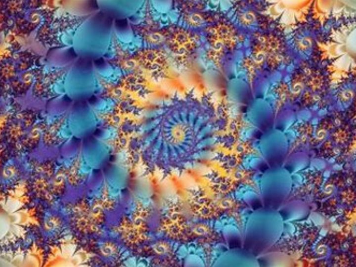 Blue Vibrational Circular Fractals - Wiseswan - Digital Art & AI ...