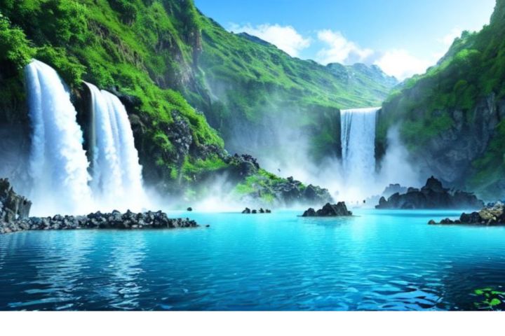 Waterfalls - Al Mota - Digital Art & AI, Still Life, Other Still Life ...