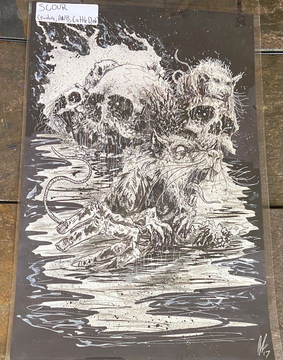 Scour design, original artwork - Dahmer Art - Drawings & Illustration ...