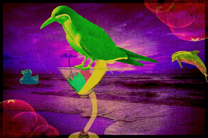 Trippy Bird - Random and magical - Digital Art & AI, Abstract ...