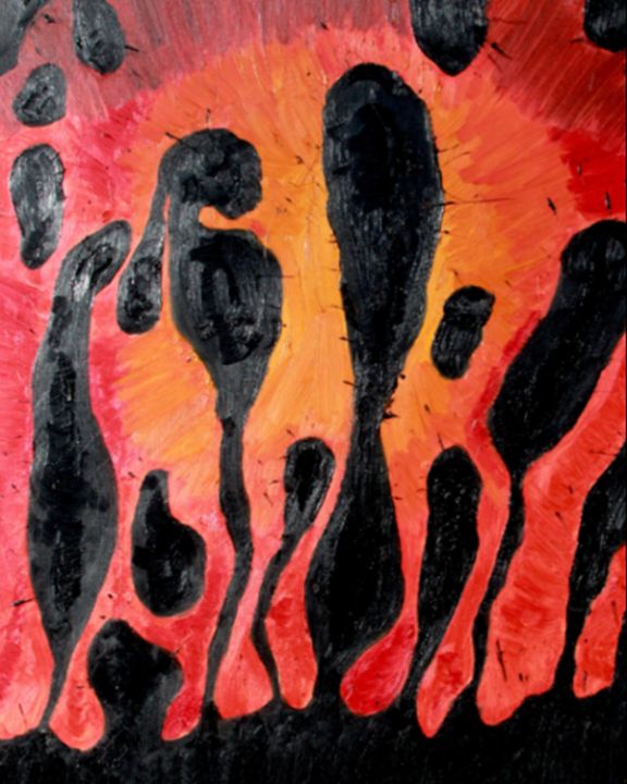 Lava Dance - romaingraphics - Paintings & Prints, Abstract, Figurative ...