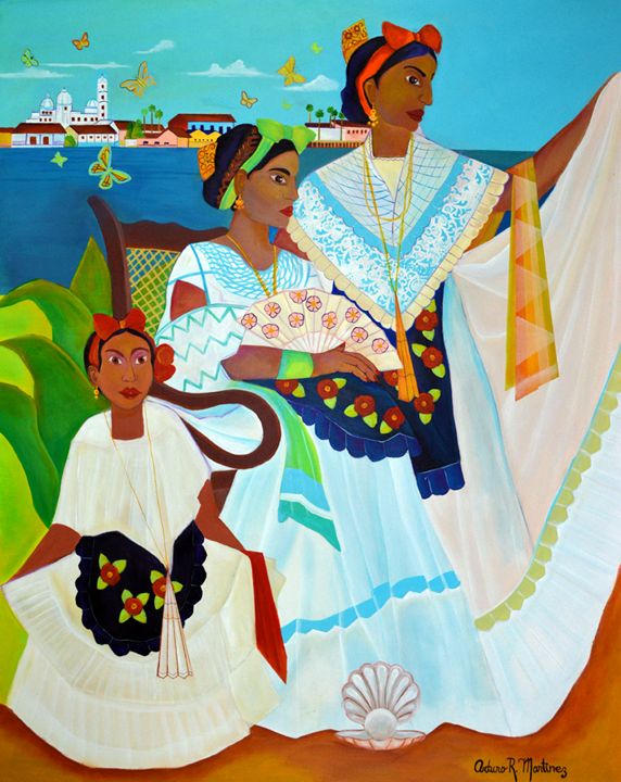 MESTIZAS - Arturo Martinez - Paintings & Prints, Ethnic, Cultural ...