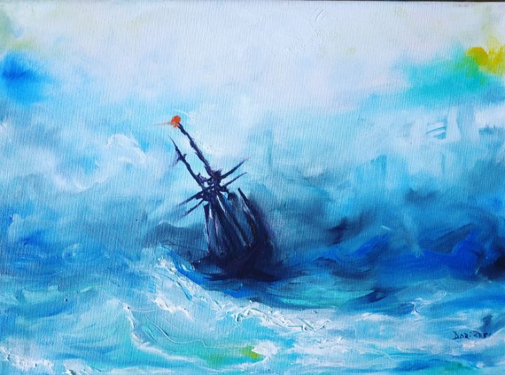 Clouded Minds - MinArt - Paintings & Prints, Landscapes & Nature, Beach ...