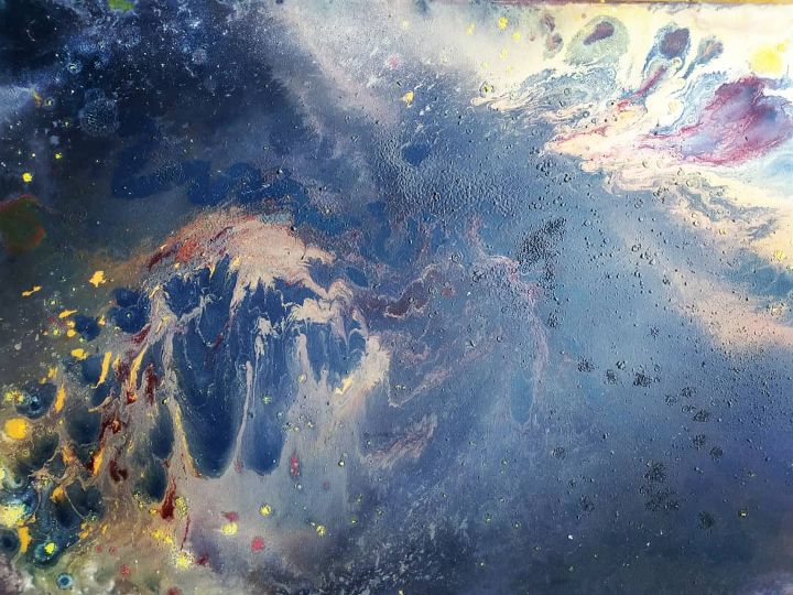 One Night In Budapest - MinArt - Paintings & Prints, Abstract, Color ...