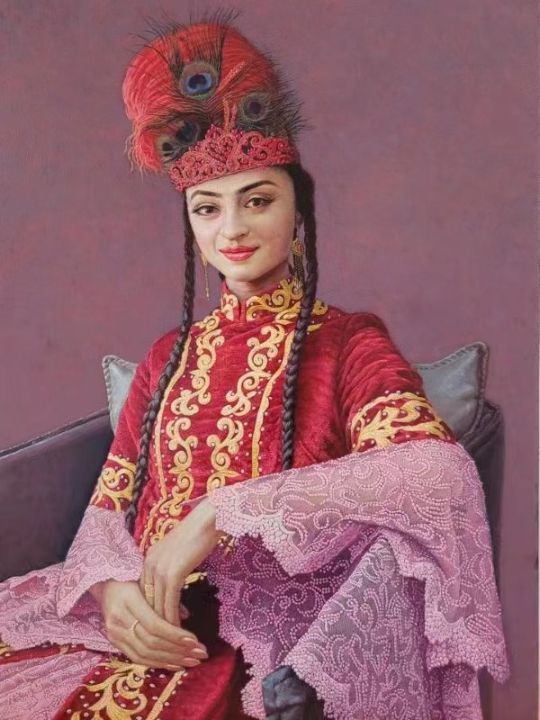 Uyghur painter in Xinjiang - Paintings & Prints
